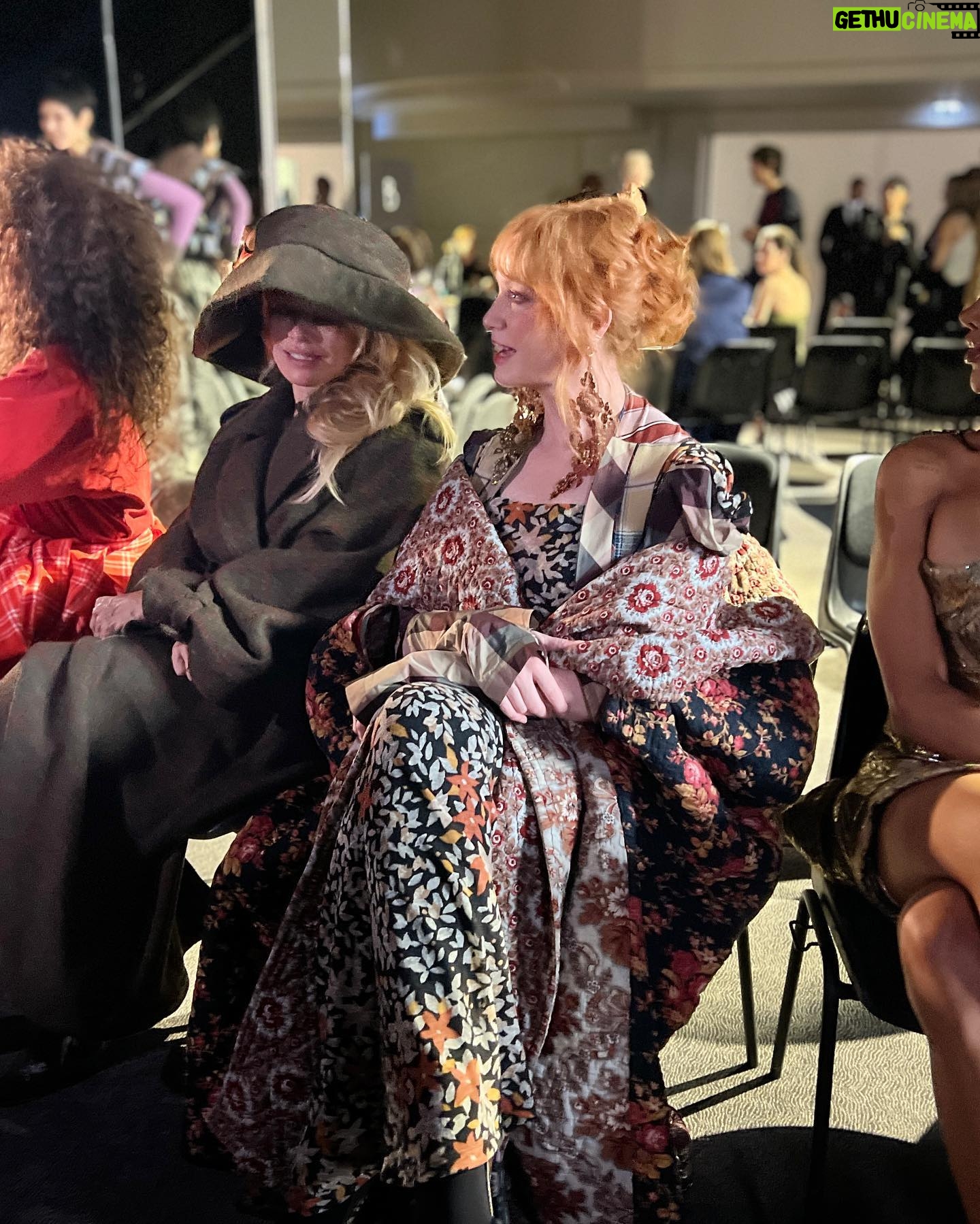 Christina Hendricks Instagram – The Westwood show in Paris was ...