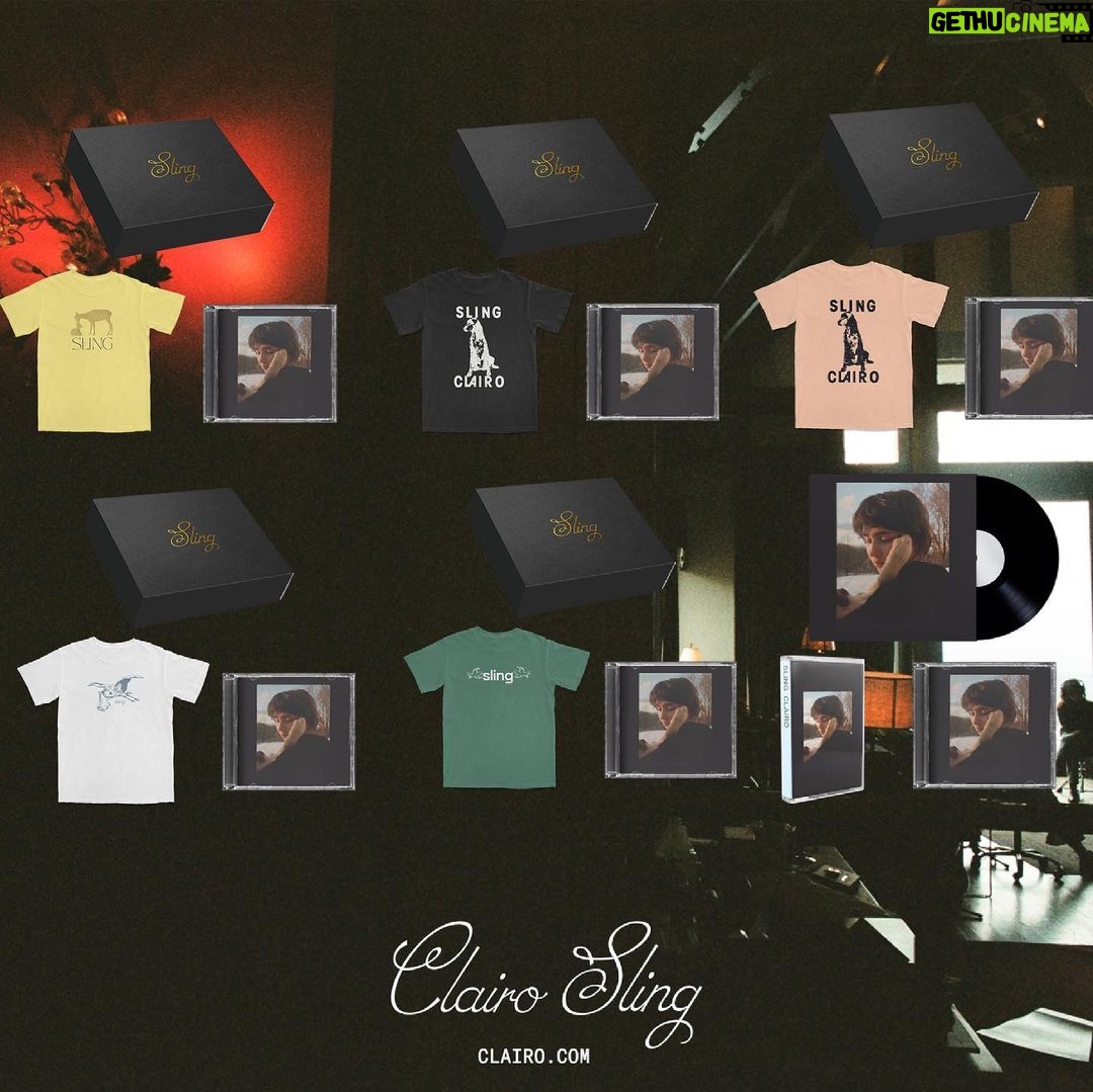 Clairo Instagram – ‘Sling’ limited box sets & merch available on the ...