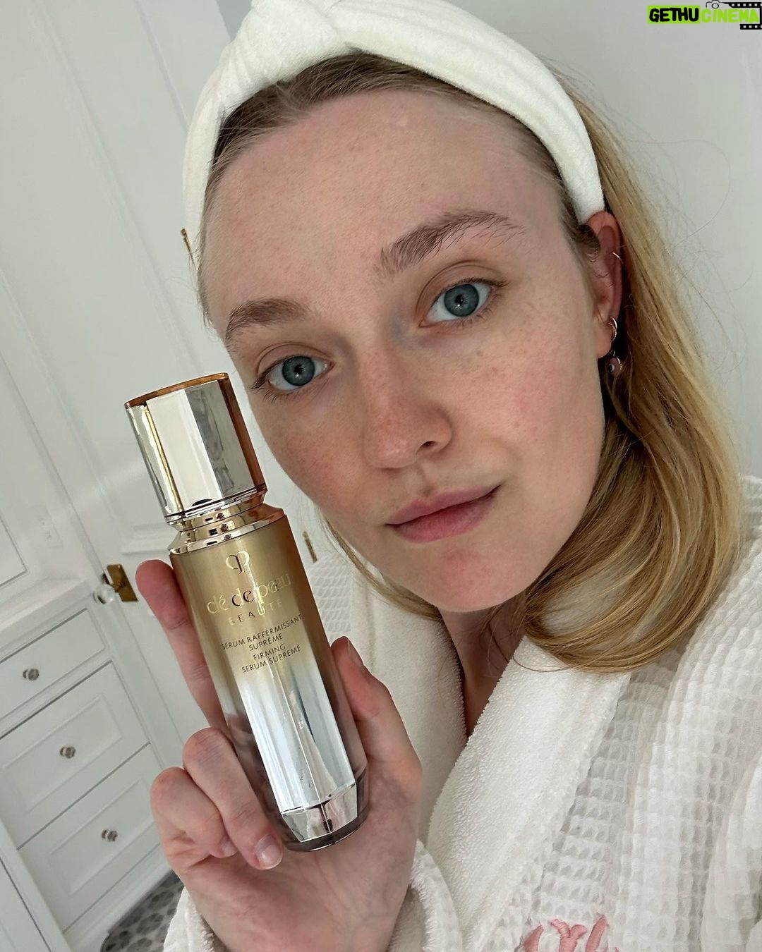 Dakota Fanning Instagram – Can’t live without this Firming Serum ...