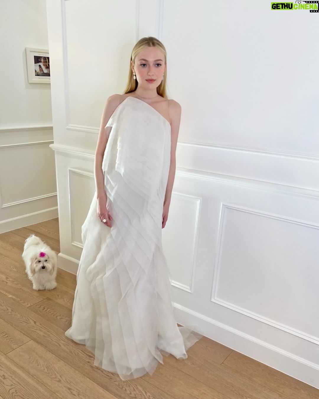 Dakota Fanning Instagram – Ripley. Today is the day. I left a piece of ...