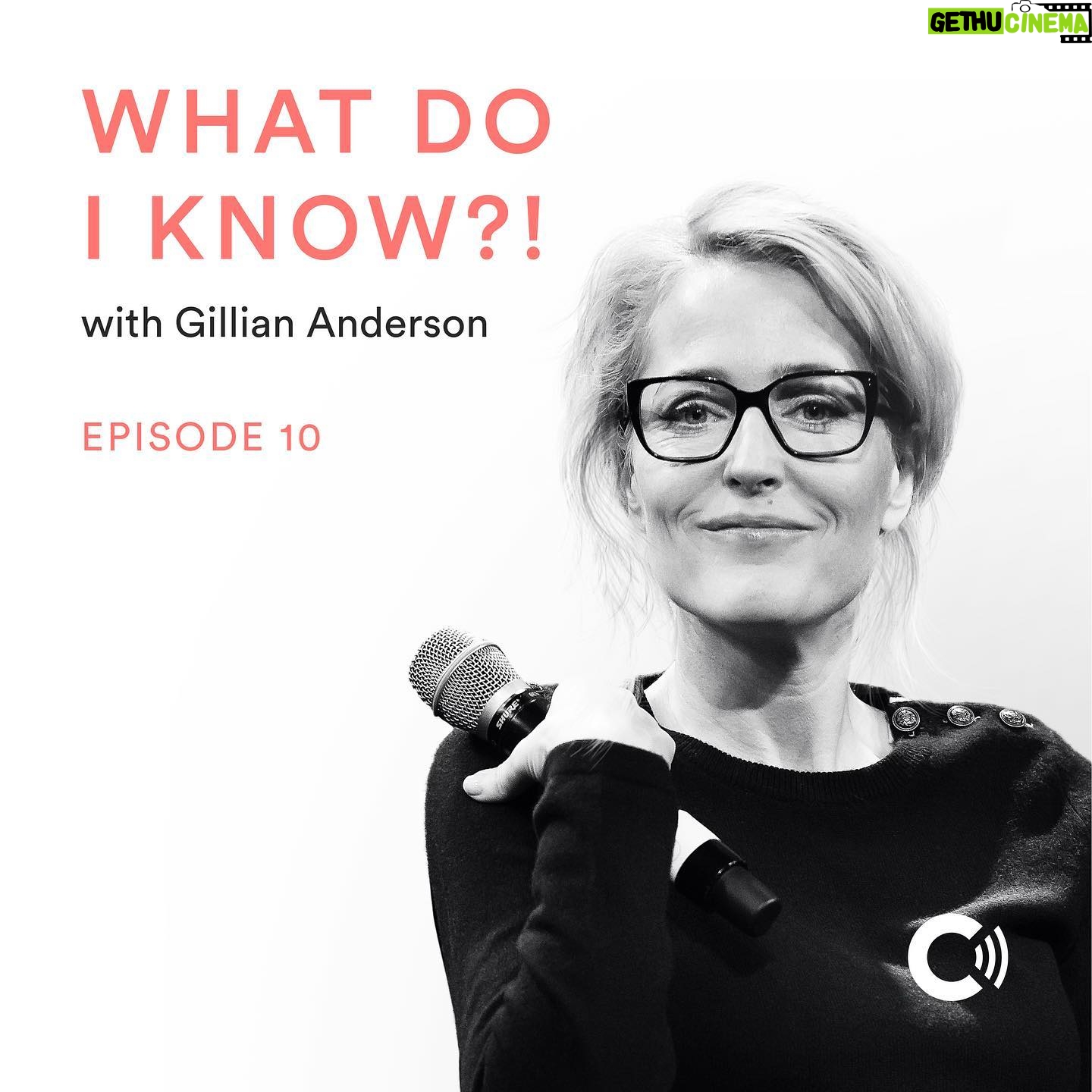 Gillian Anderson Instagram – On today’s @curioio episode, we learn ...