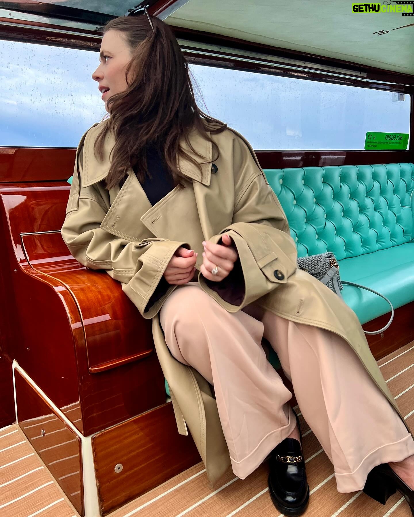 Hayley Atwell Instagram – Arrived in Venezia as the sun set for a break ...