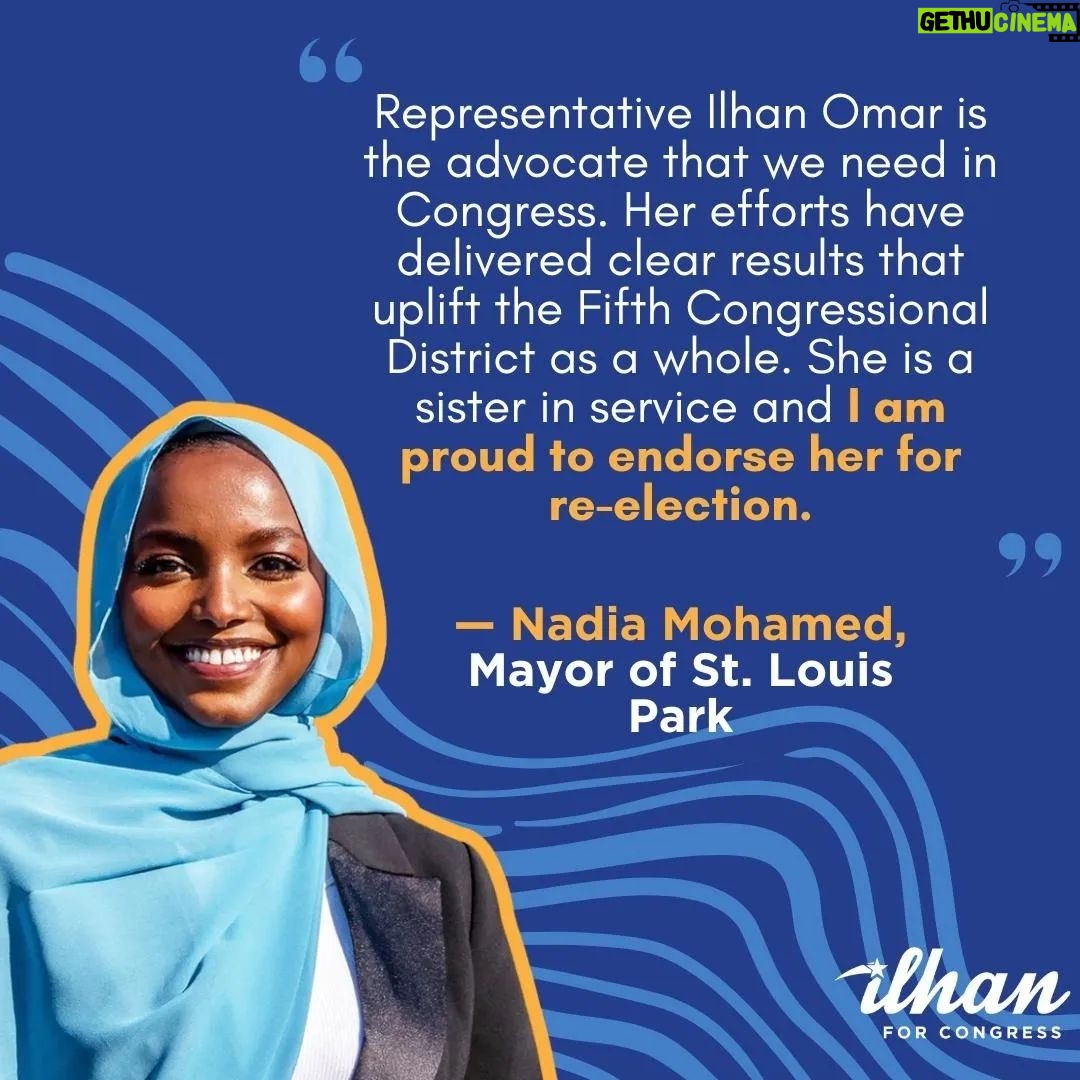 Ilhan Omar Instagram – I am deeply honored to receive the endorsements ...