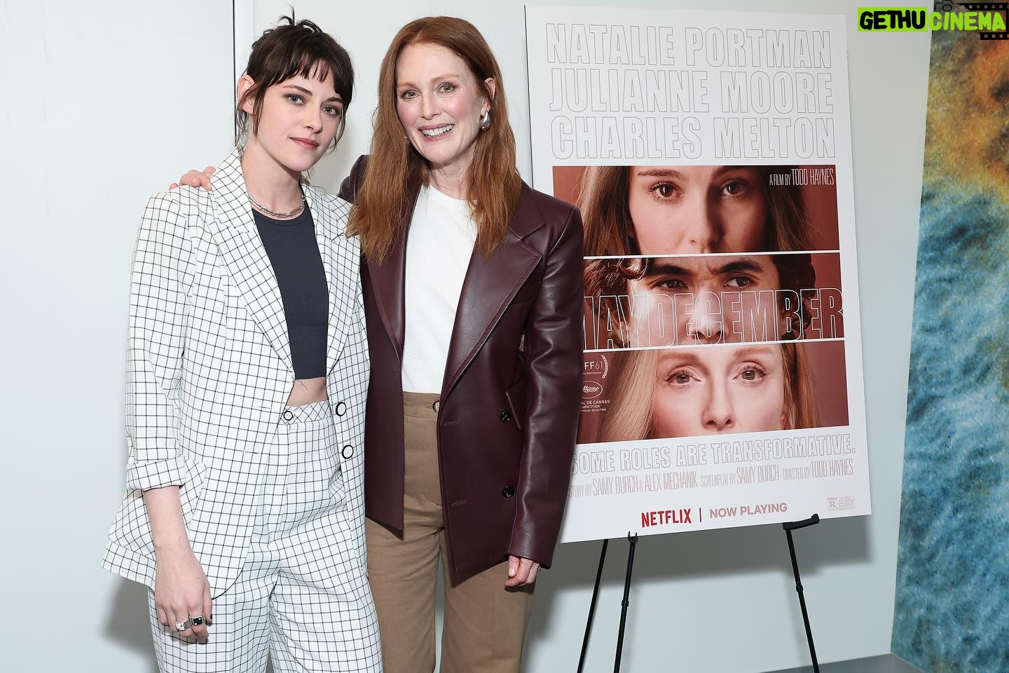 Julianne Moore Instagram – Kristen Stewart with Julianne Moore, Samy ...