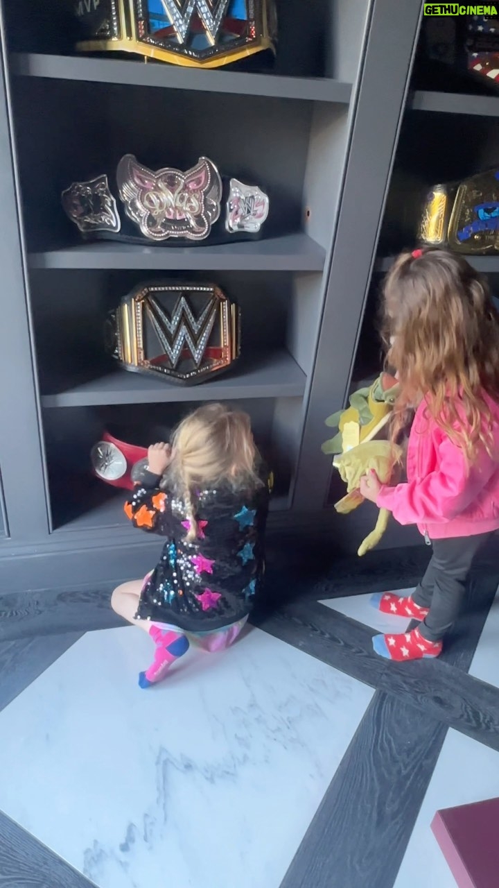 Maryse Mizanin Instagram – Got some help adding to the collection ...