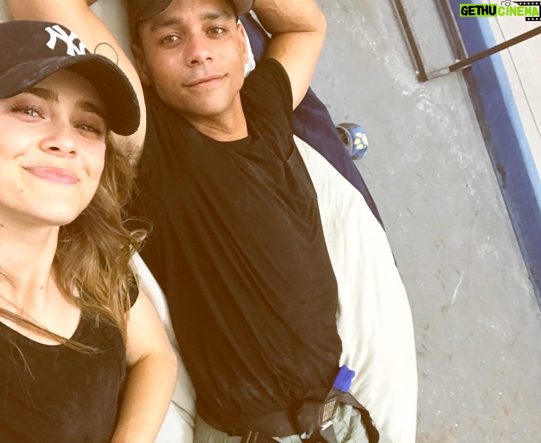 Melissa Roxburgh Instagram – Partner in crime. On TV and in real life ...