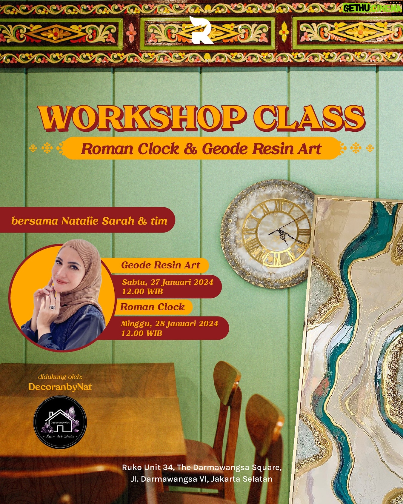 Natalie Sarah Instagram – WORKSHOP CLASS DI RAYO Halo Semuanya ...