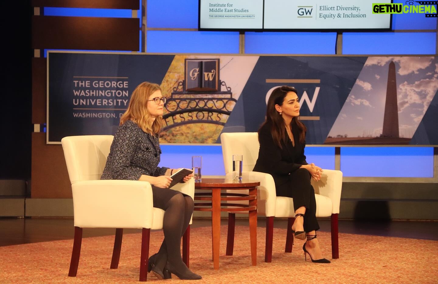 Nazanin Boniadi Instagram – It was a pleasure to join Dean Alyssa Ayres ...