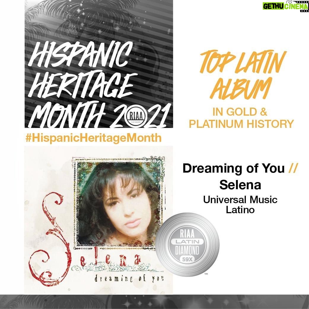 Selena Quintanilla Instagram – 🎵 Selena has the #1 Latin Album in Gold ...