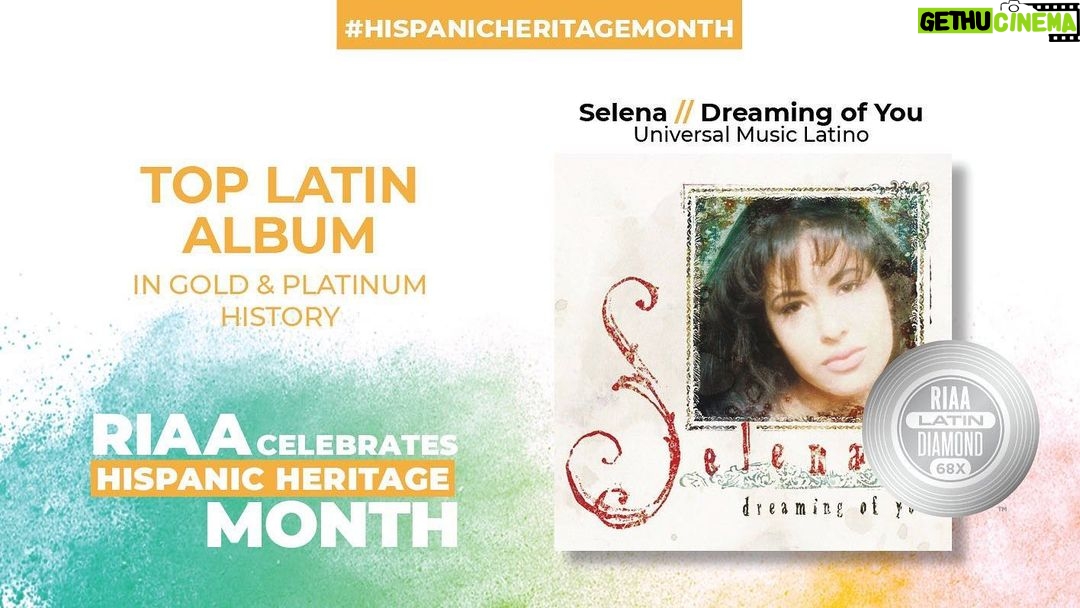 Selena Quintanilla Instagram – Selena has the top Latin Album in Gold ...