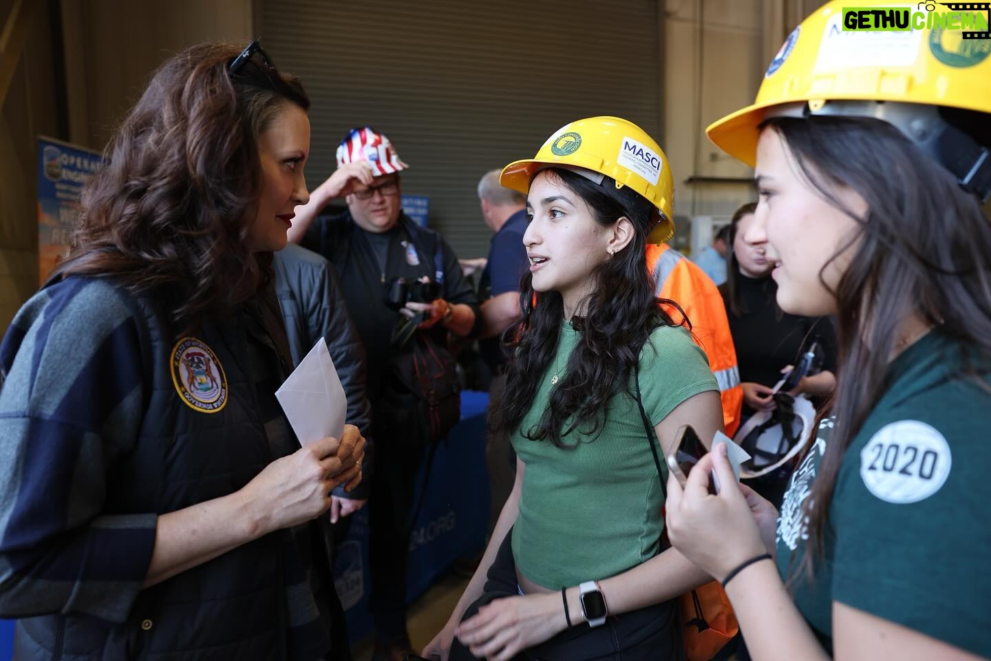 Gretchen Whitmer Instagram – Today, I got to join some of the young builders and shakers who ...