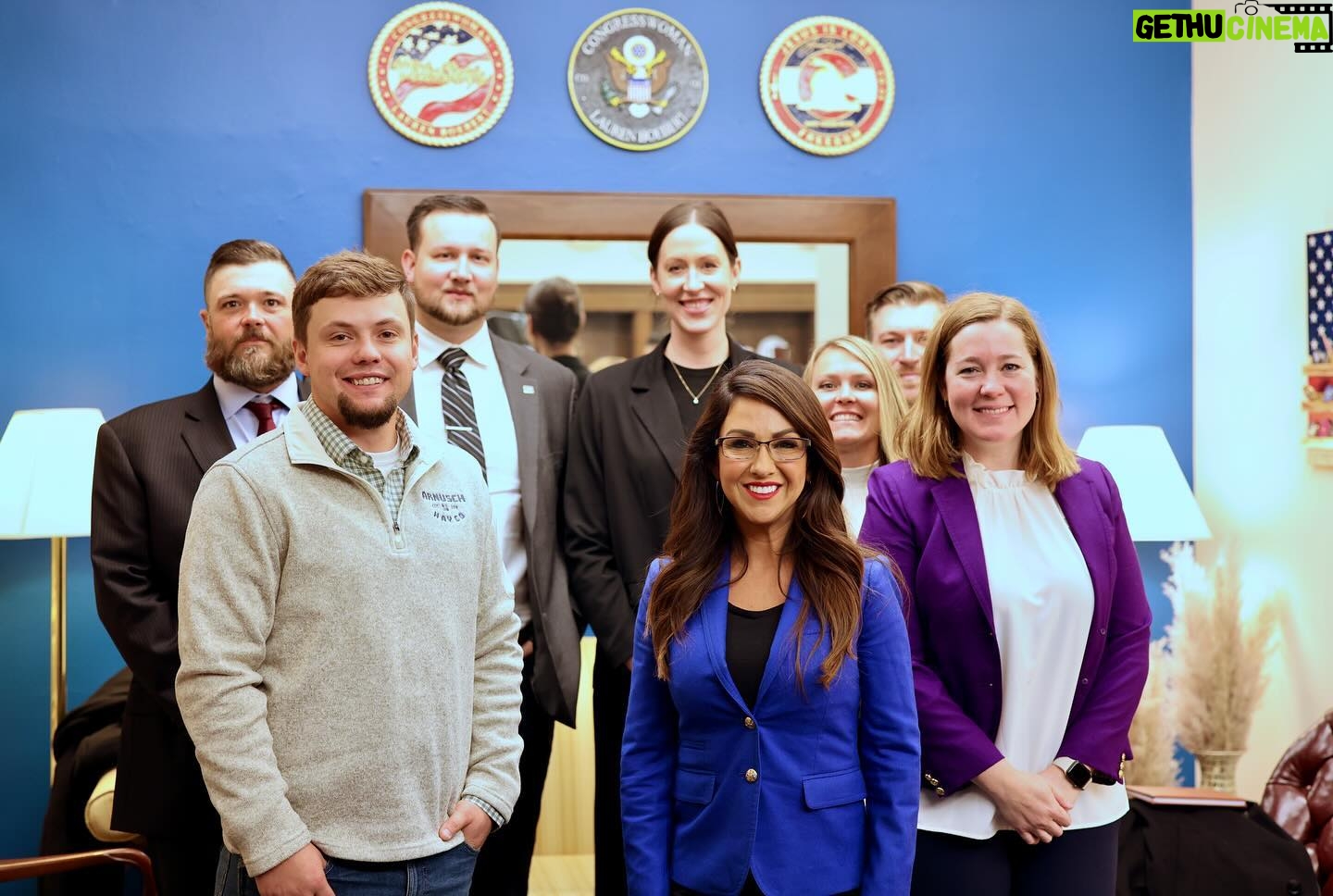 Lauren Boebert Instagram – Always love meeting with the @colofarmbureau ...