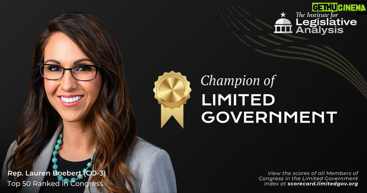Lauren Boebert Instagram – Honored to receive the Champion of Limited ...