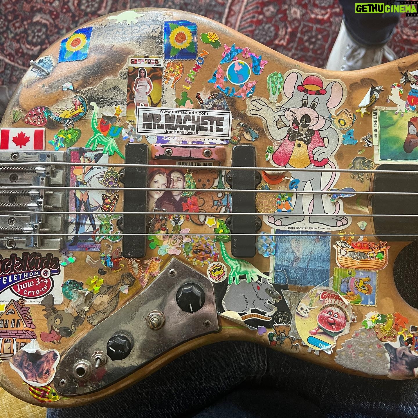 Maisy Stella Instagram – Dad’s first bass | Gethu Cinema