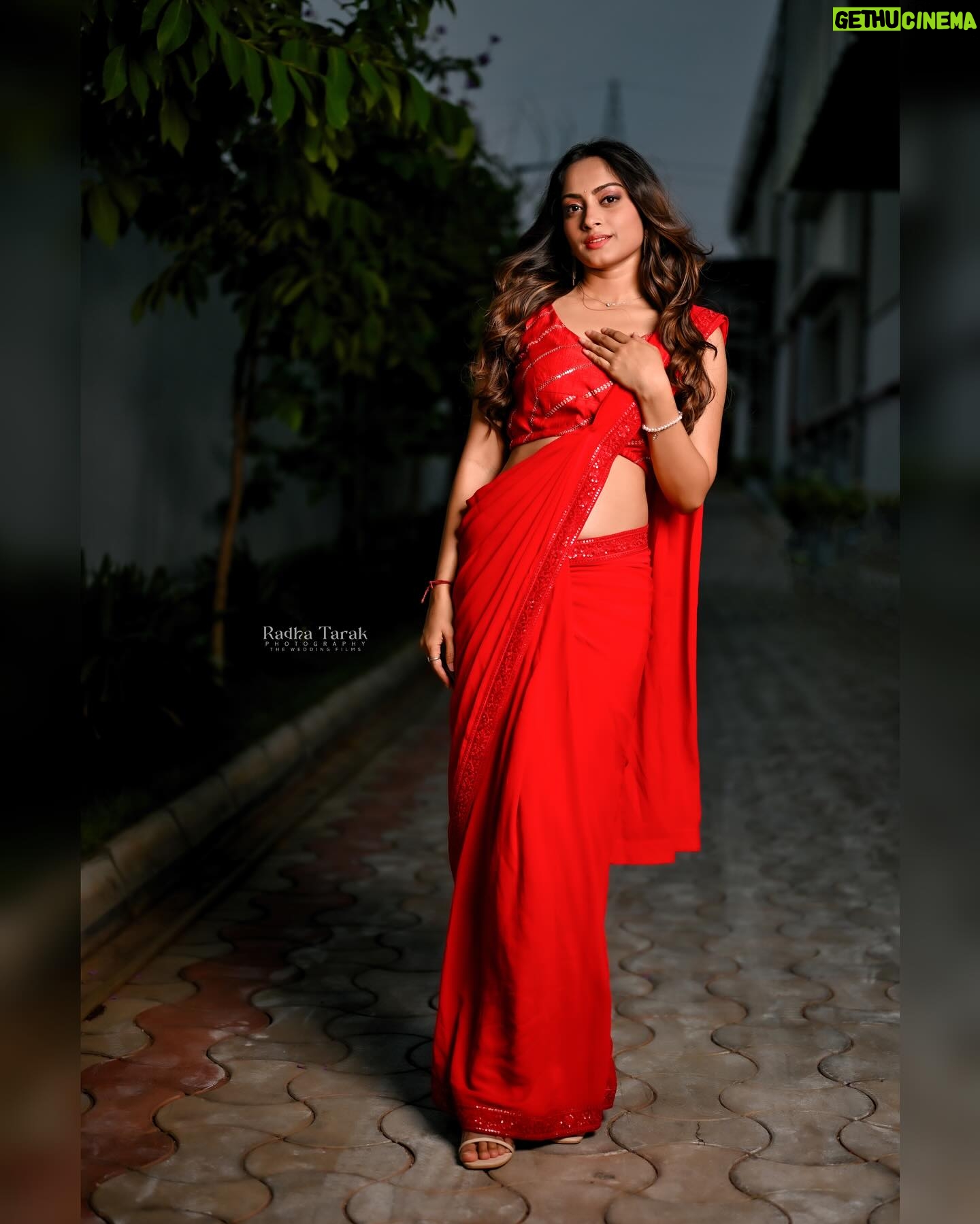 sree priya Instagram – Wearing : @sr_label_by_yaminireddy Muah : @priya ...